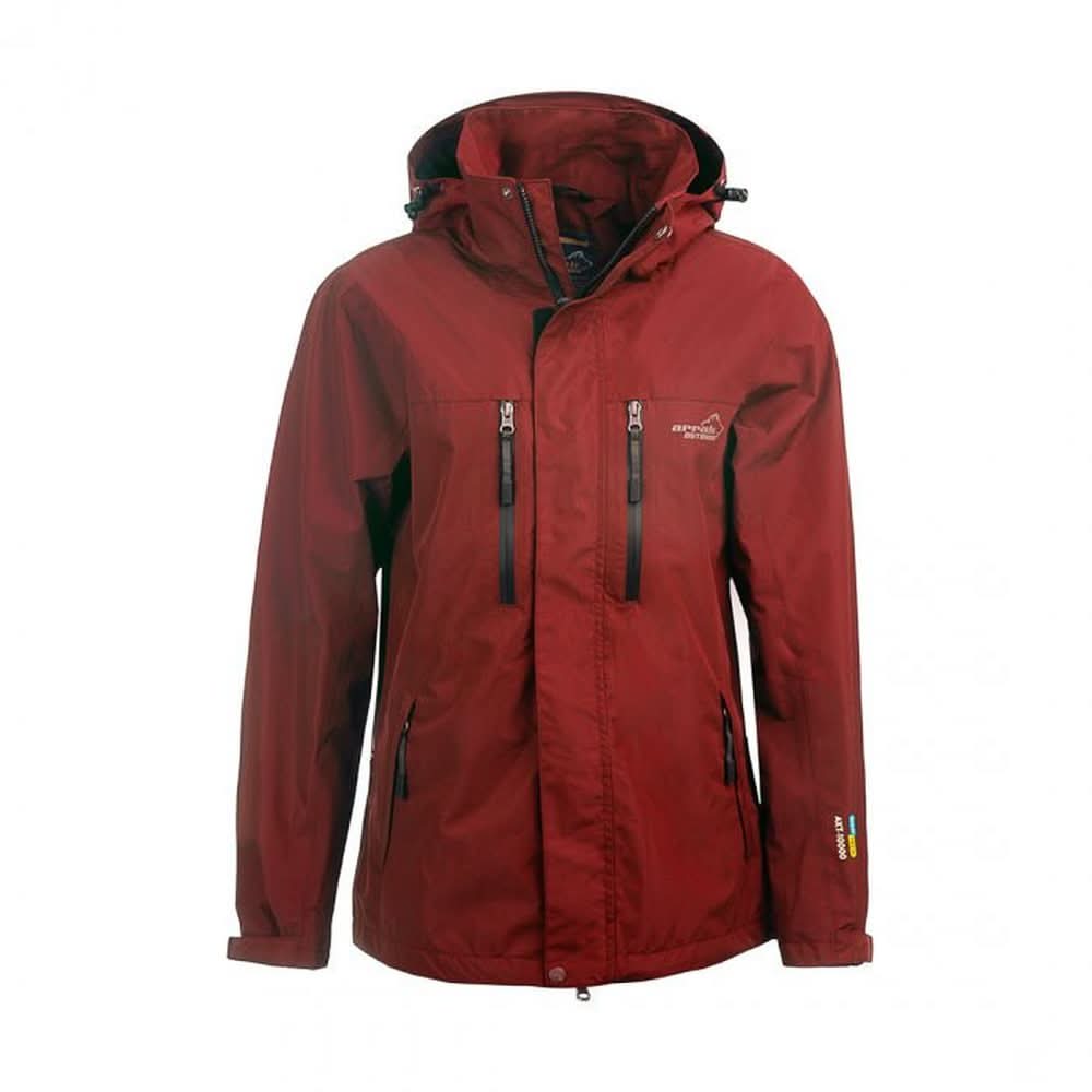 Protective Rain Jacket Men (Dark Red) - Arrak Outdoor USA