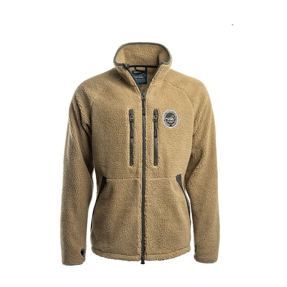 Khaki Unisex Teddy Pile Jacket - Shop Cozy and Trendy Outerwear Today ...